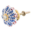 Pomello blu decorato - The Original Shabby